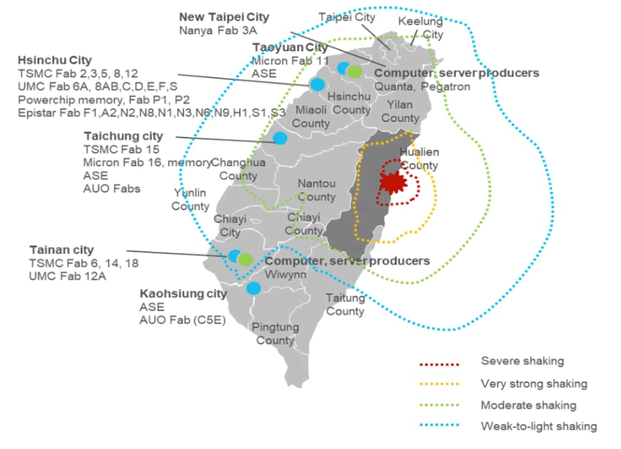 Taiwan Earthquake Impacts Semiconductor Manufacturing Supply Chain ...